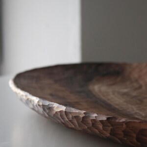 Hand Carved Walnut Centerpiece, Fruit Bowl, Decoration Bowl, Unique ...