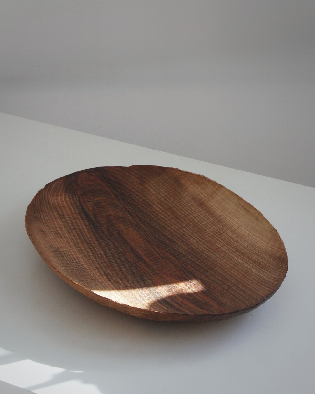 Hand Carved Walnut Centerpiece, Fruit Bowl, Decoration Bowl, Unique ...