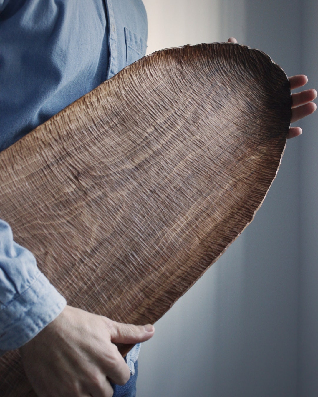 Hand Carved Walnut Centerpiece, Fruit Bowl, Decoration Bowl, Unique ...