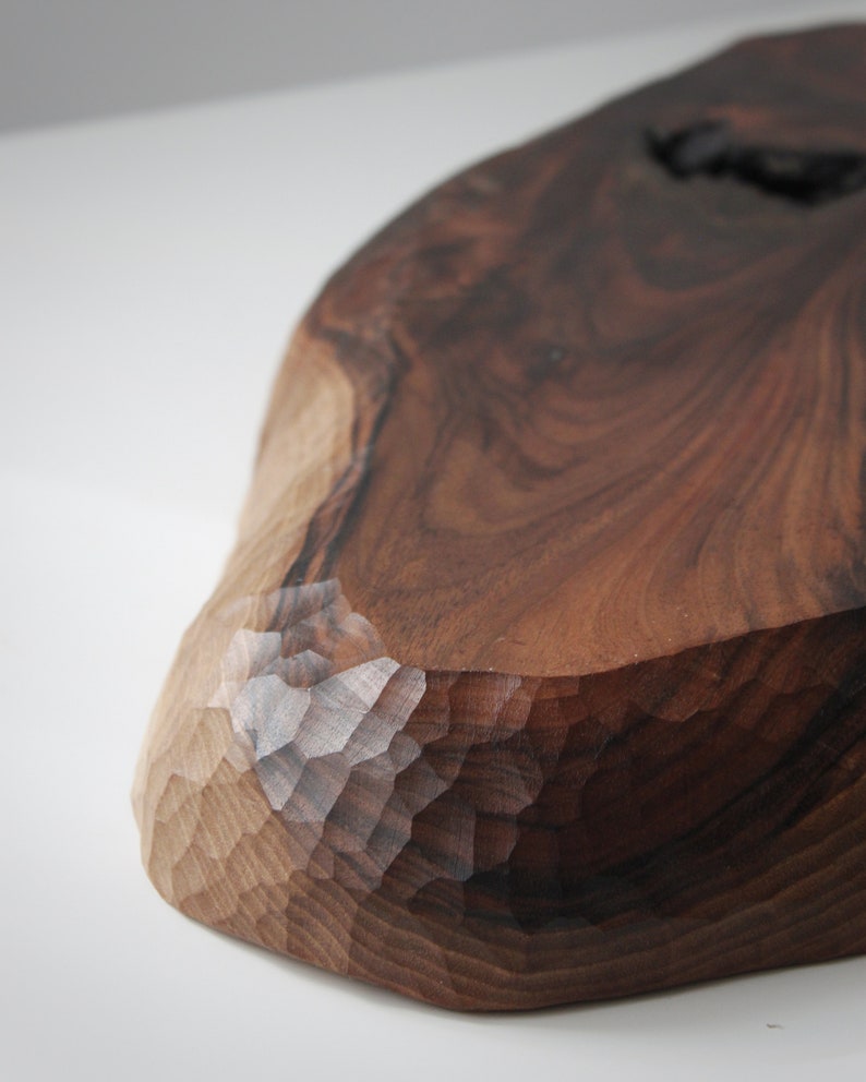 Hand Carved Walnut Centerpiece, Fruit Bowl, Decoration, Unique Handmade ...