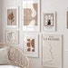Neutral Boho Print Set of 5, Stylish Modern Wall Art for Bohemian Vibes ...