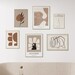Neutral Boho Print Set of 5, Stylish Modern Wall Art for Bohemian Vibes ...