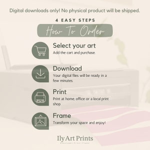 Neutral Boho Print Set of 5, Stylish Modern Wall Art for Bohemian Vibes ...