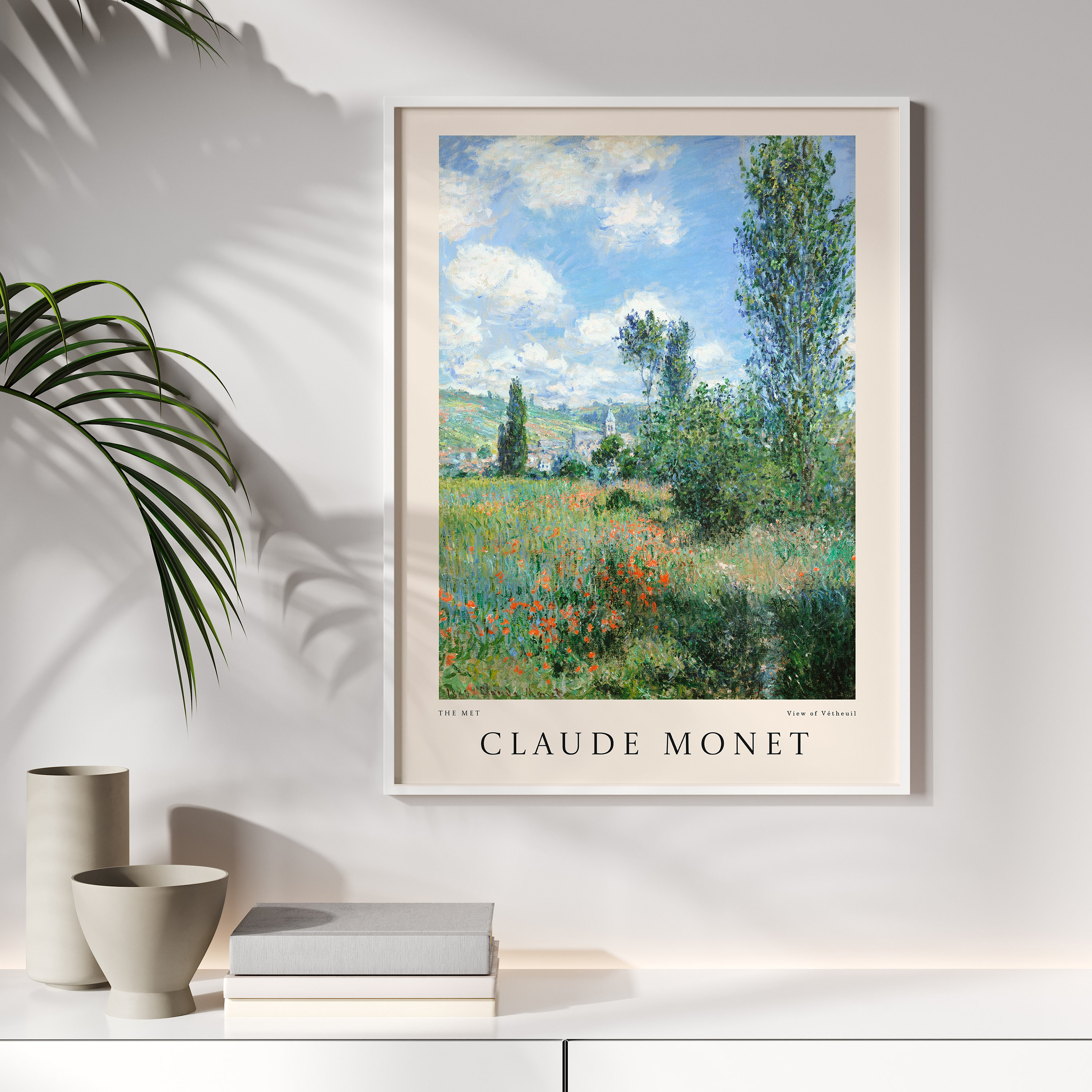 Claude Monet Set of 3 Landscape Art Prints, Monet Exhibition Poster ...