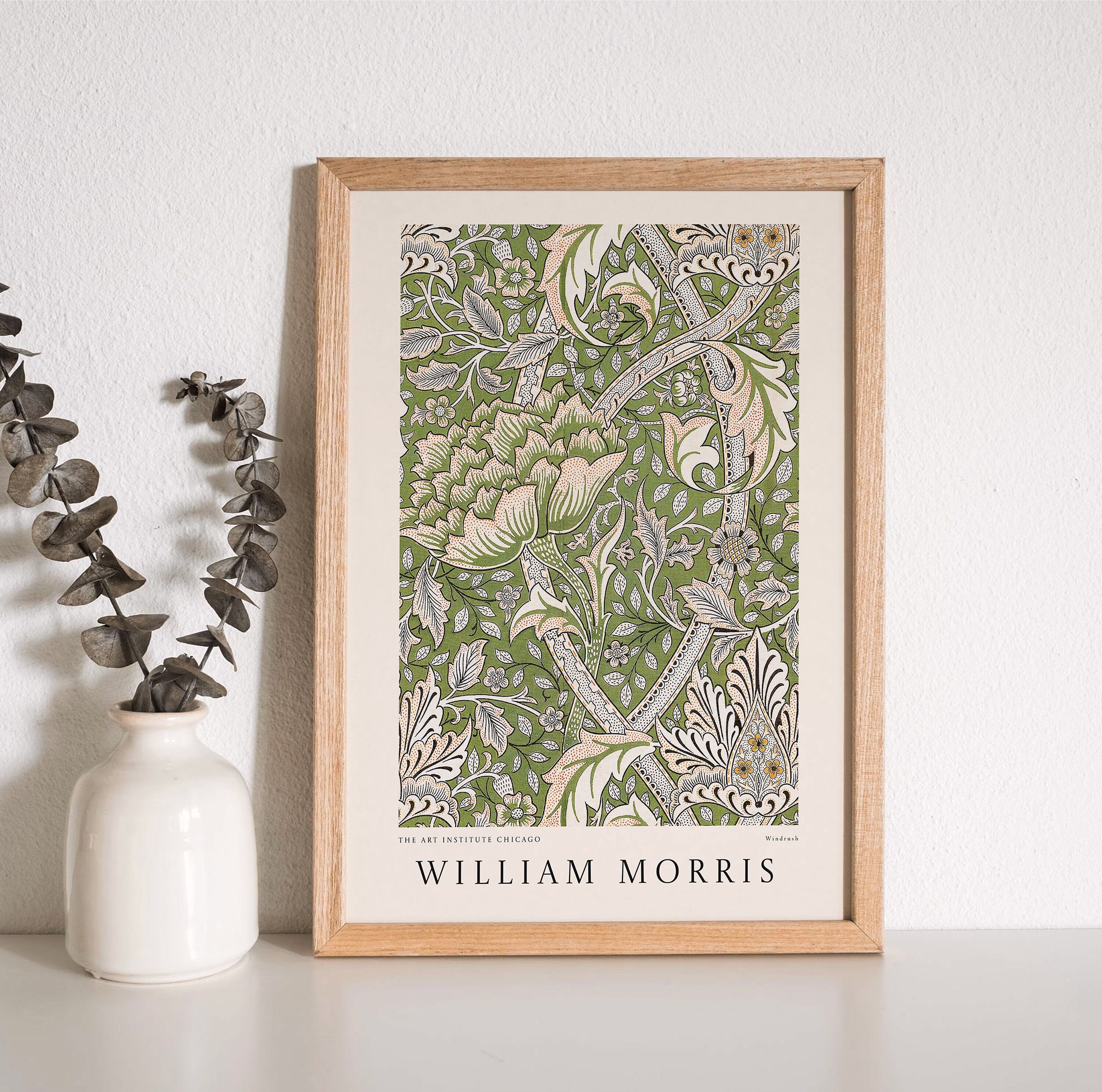 William Morris Wall Art Print, Windrush Exhibition Poster, Morris ...