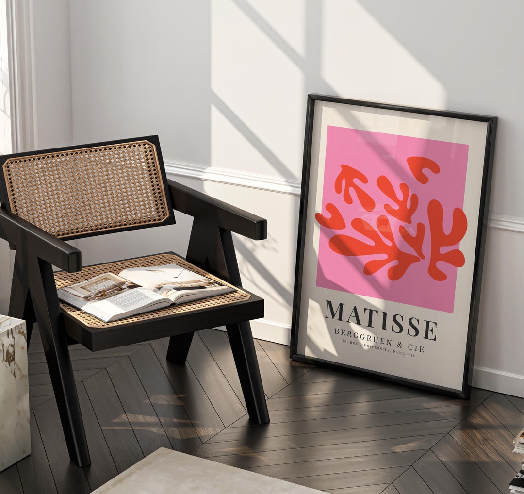 Pink Matisse One Piece Poster Trendy Matisse Cutouts Henri Matisse ...