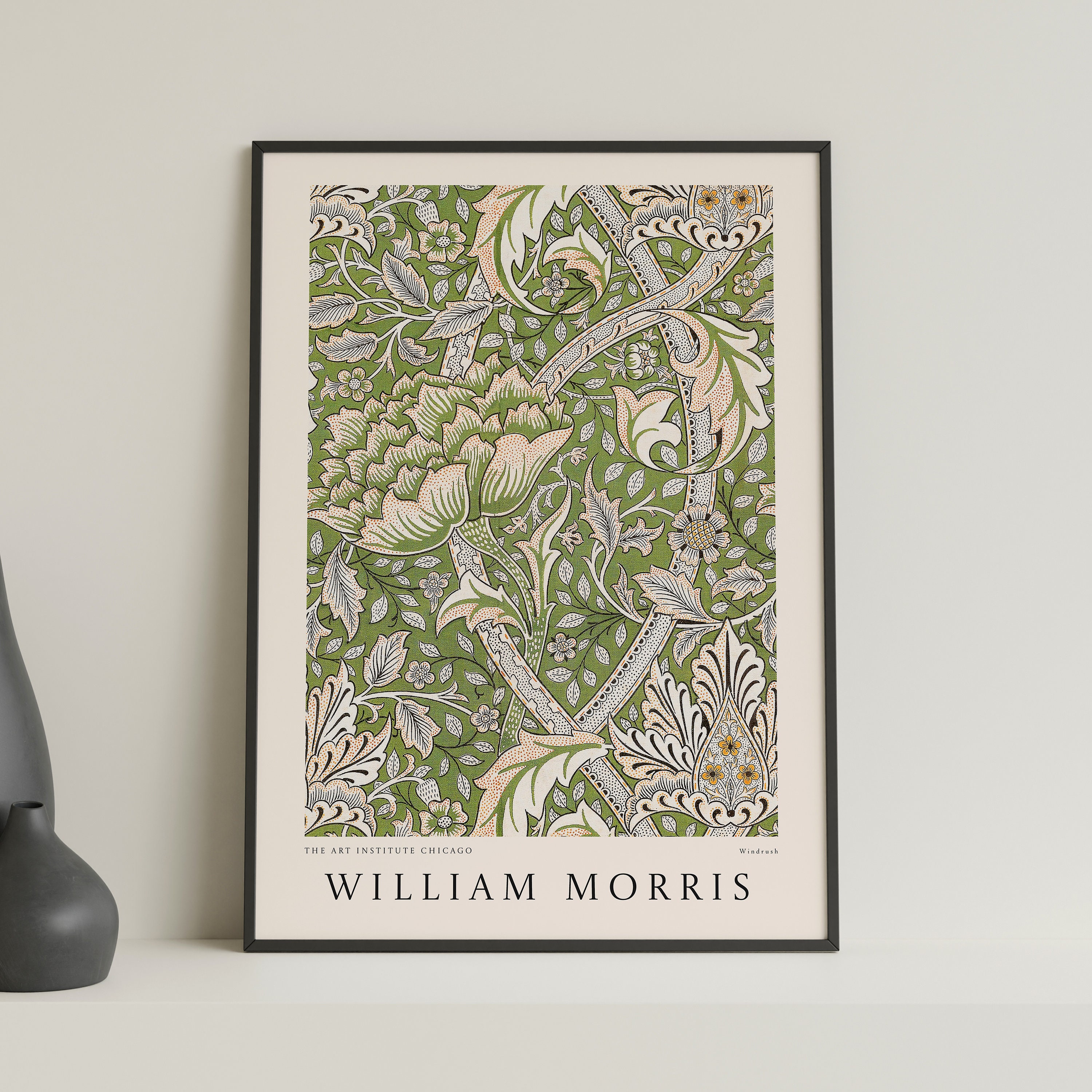 William Morris Wall Art Print, Windrush Exhibition Poster, Morris ...