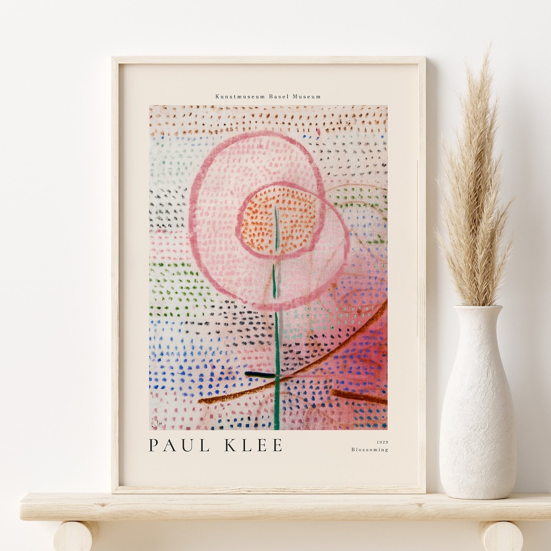 Paul Klee Exhibition Poster, Paul Klee Blossoming, Paul Klee Print ...