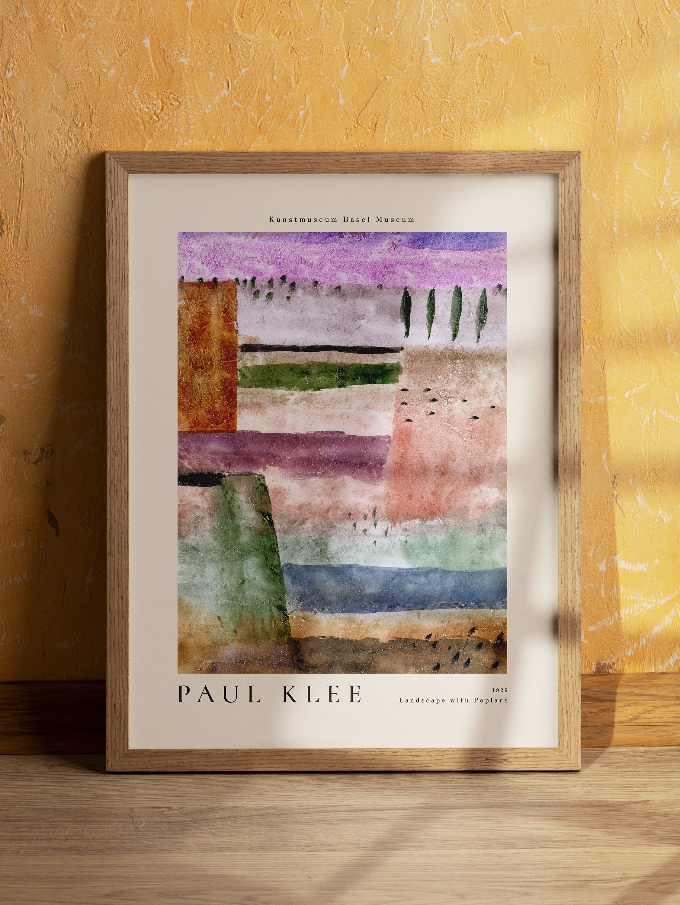 Paul Klee Landscape With Poplars 1929 Paul Klee Canvas Paul - Etsy