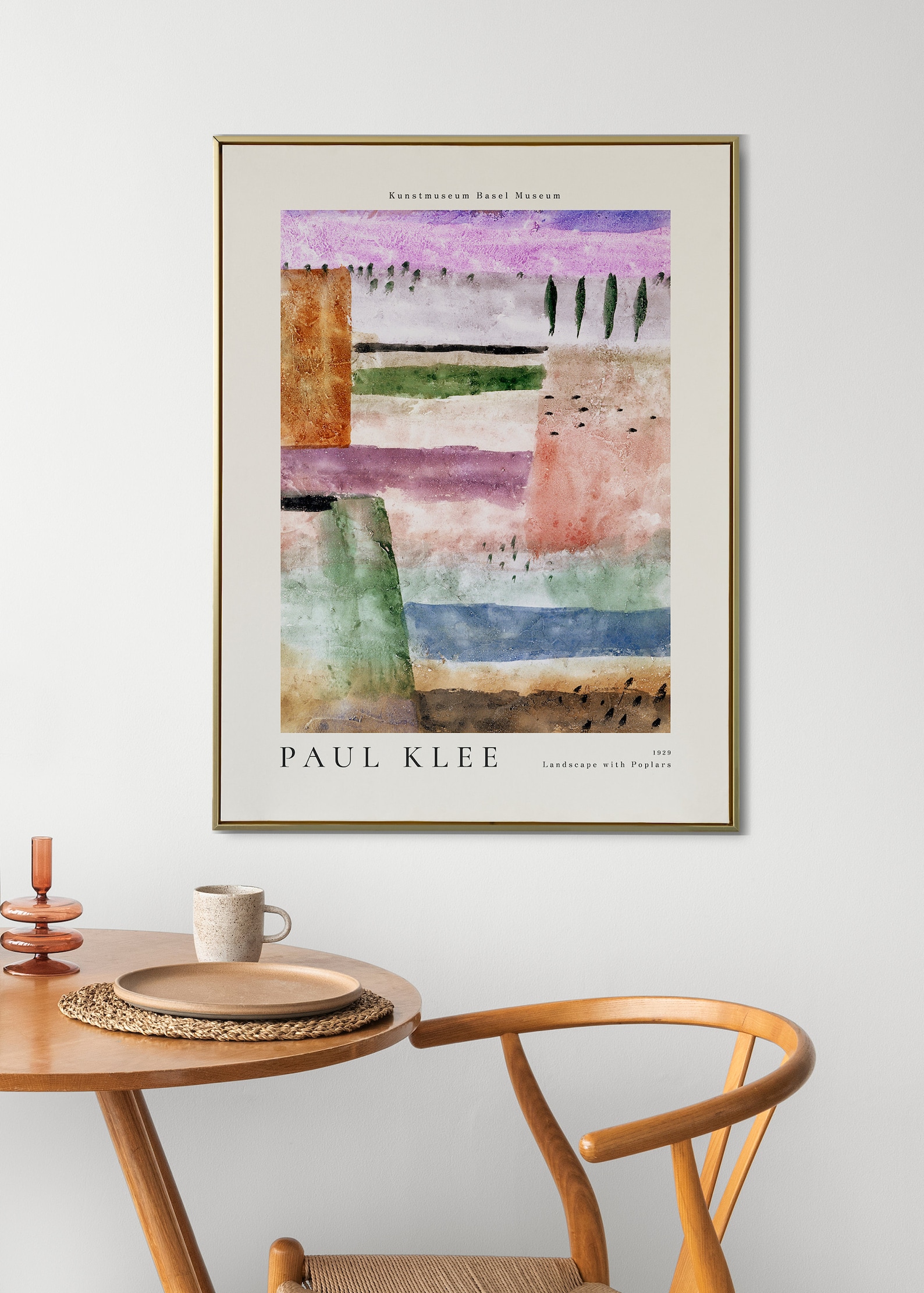 Paul Klee Landscape With Poplars 1929 Paul Klee Canvas Paul - Etsy