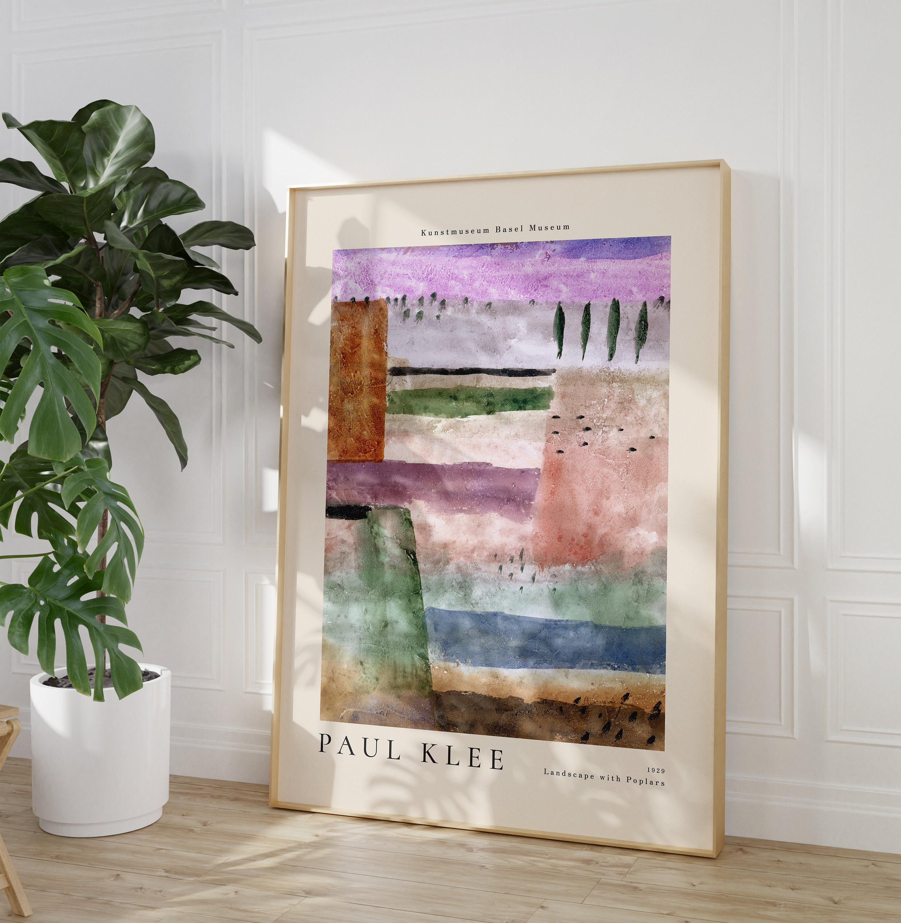 Paul Klee Landscape With Poplars 1929 Paul Klee Canvas Paul - Etsy