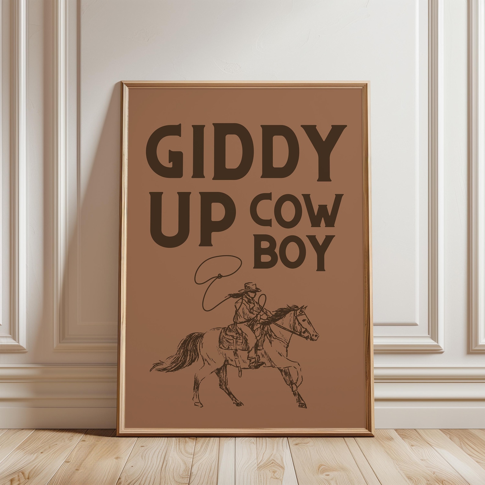 Trendy Western Wall Art Set of 12, Retro Cowboy Prints, Vintage Western ...