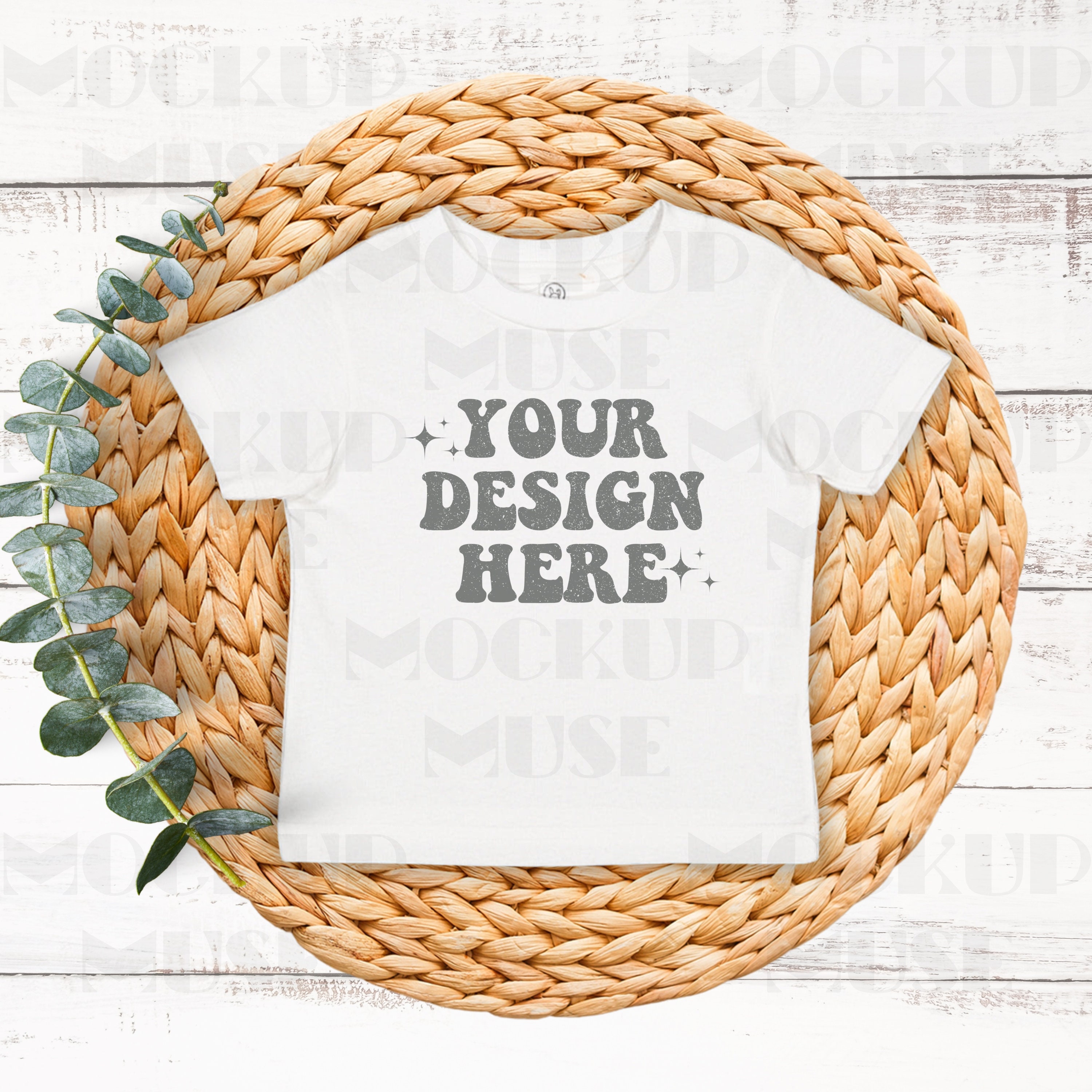 White Rabbit Skins 3322 Infant Fine Jersey Tee Mockup, 3322 Mockups ...