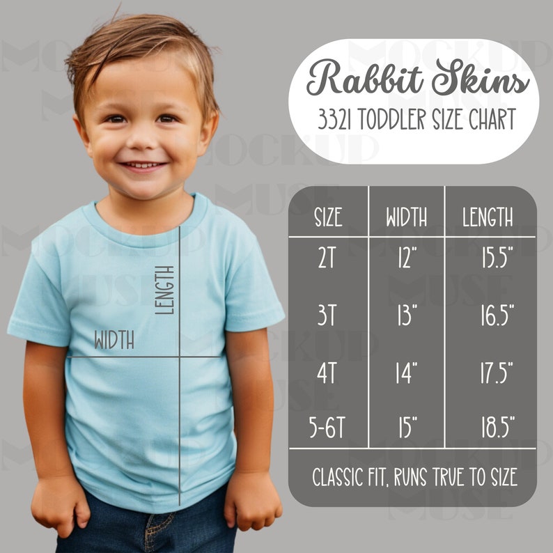 Rabbit Skins 3321 Size Chart Toddler Size Chart Rabbit Skins Toddler ...