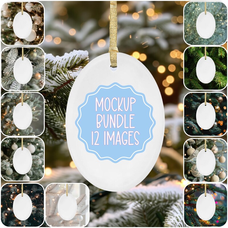 Ceramic Oval Ornaments - Etsy