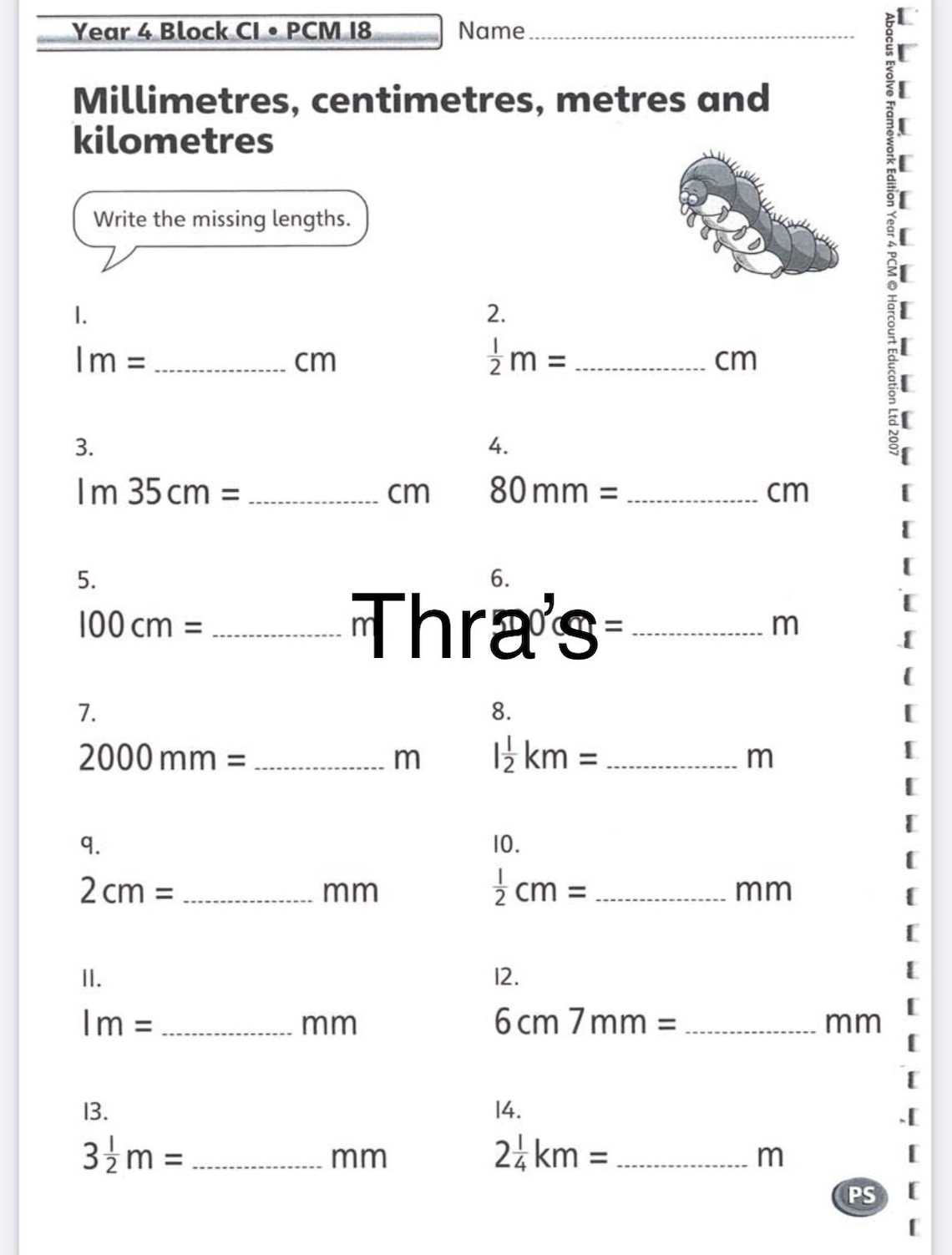 Year 4 Maths Worksheet - Etsy