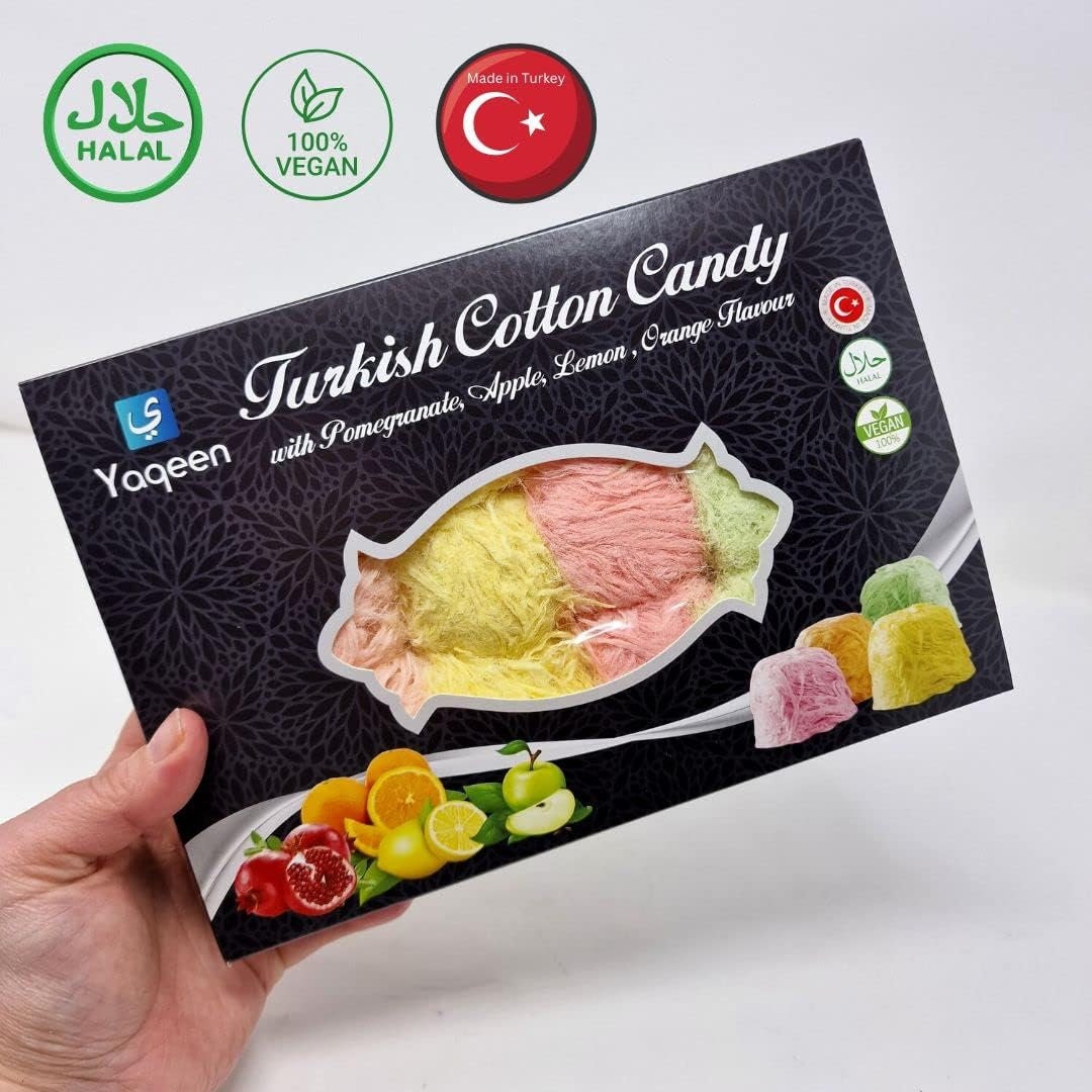 Turkish Cotton Candy Vegan Candy Floss Gift Box Gourmet Hamper Dessert ...