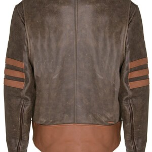 Men's Real Wolverine Leather Jacket Lambskin Slim Fit - Etsy