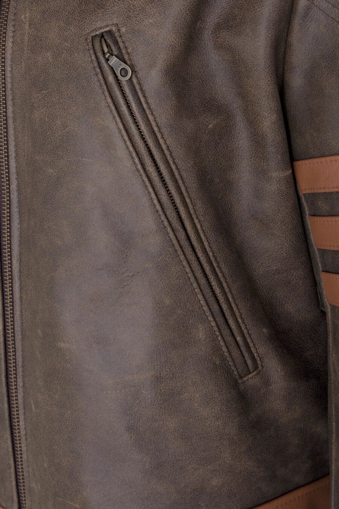 Men's Real Wolverine Leather Jacket Lambskin Slim Fit - Etsy