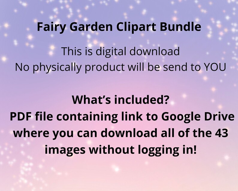 Cute Fairy Garden Clipart Bundle, Fairy Png, Enchanted Forest PNG ...