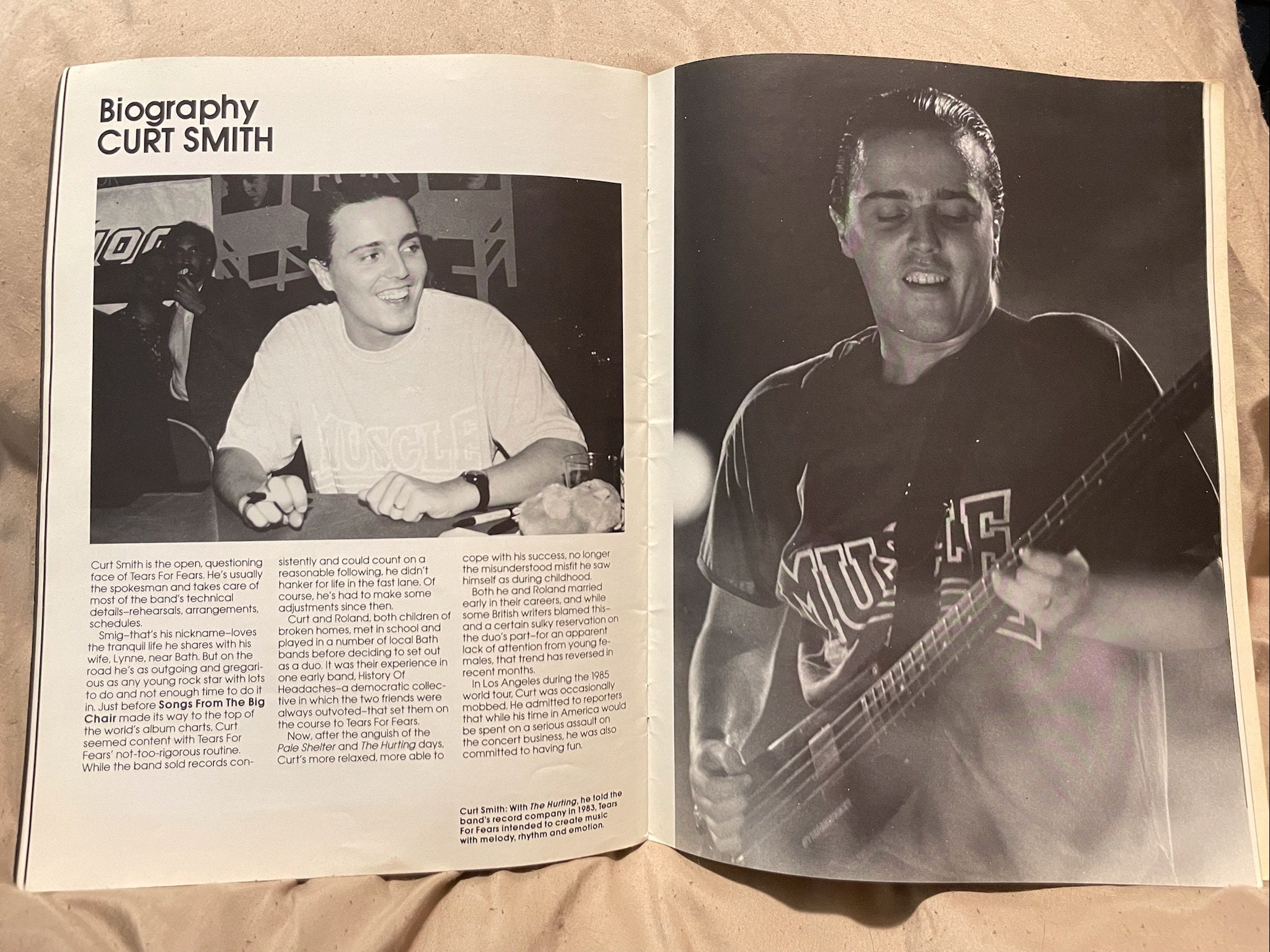 Vintage 1985 RARE Collectible - Tears for Fears PICTURE BOOK - by Robus ...