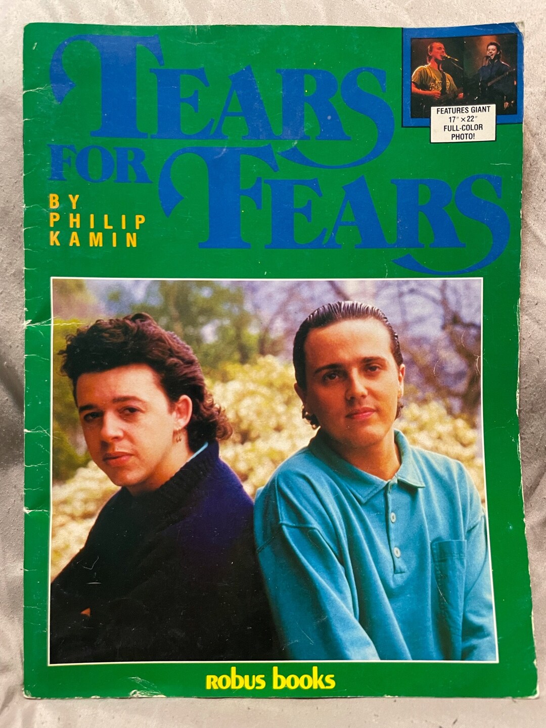 Vintage 1985 RARE Collectible - Tears for Fears PICTURE BOOK - by Robus ...