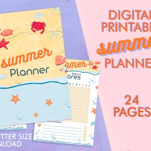 Digital Printable Summer Diary for Children Kids Printable - Etsy