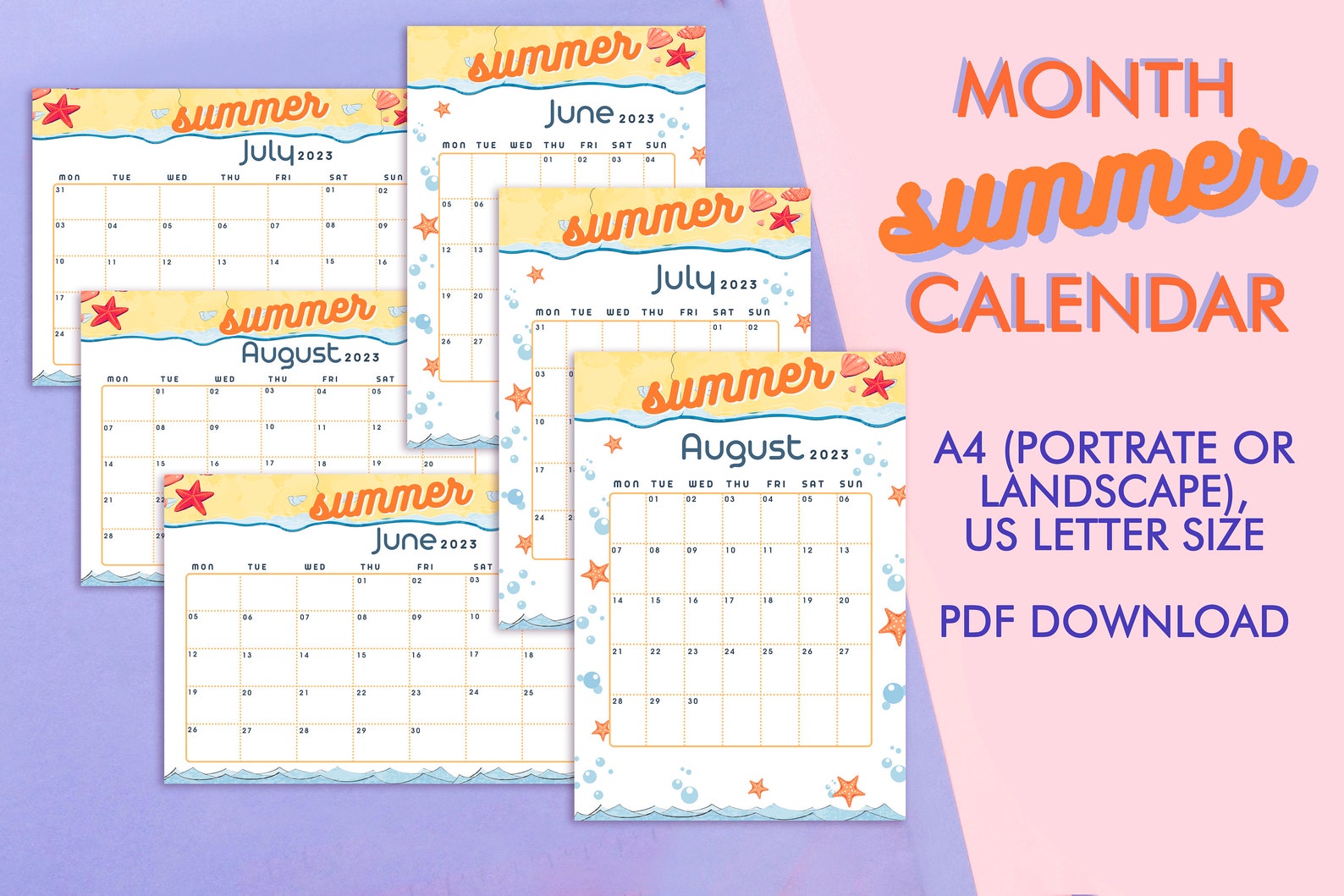 Digital Printable Summer Diary for Children Kids Printable - Etsy