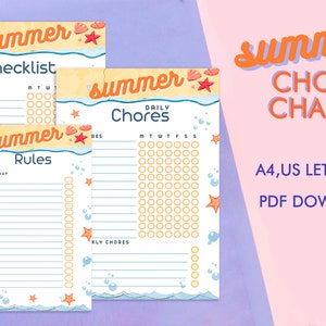 Digital Printable Summer Diary for Children Kids Printable - Etsy