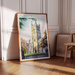Limerick Watercolor Art Print Limerick City Print Ireland Europe Travel ...