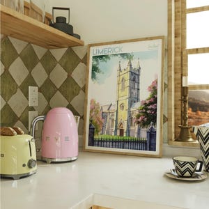 Limerick Watercolor Art Print Limerick City Print Ireland Europe Travel ...