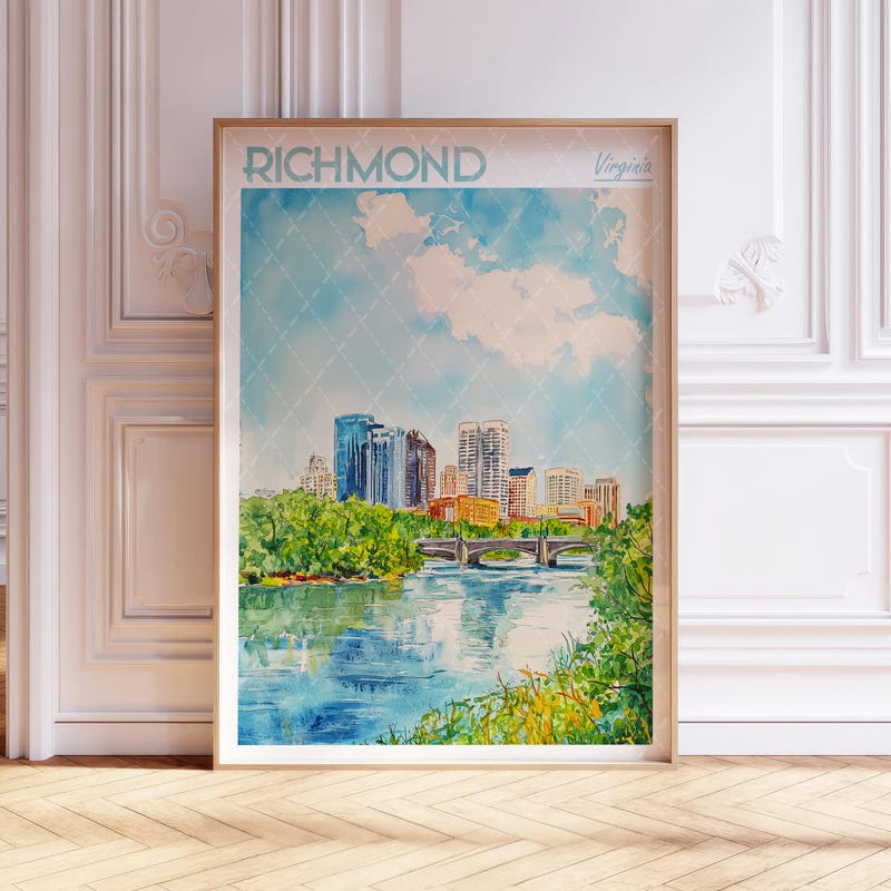Richmond Poster - Etsy