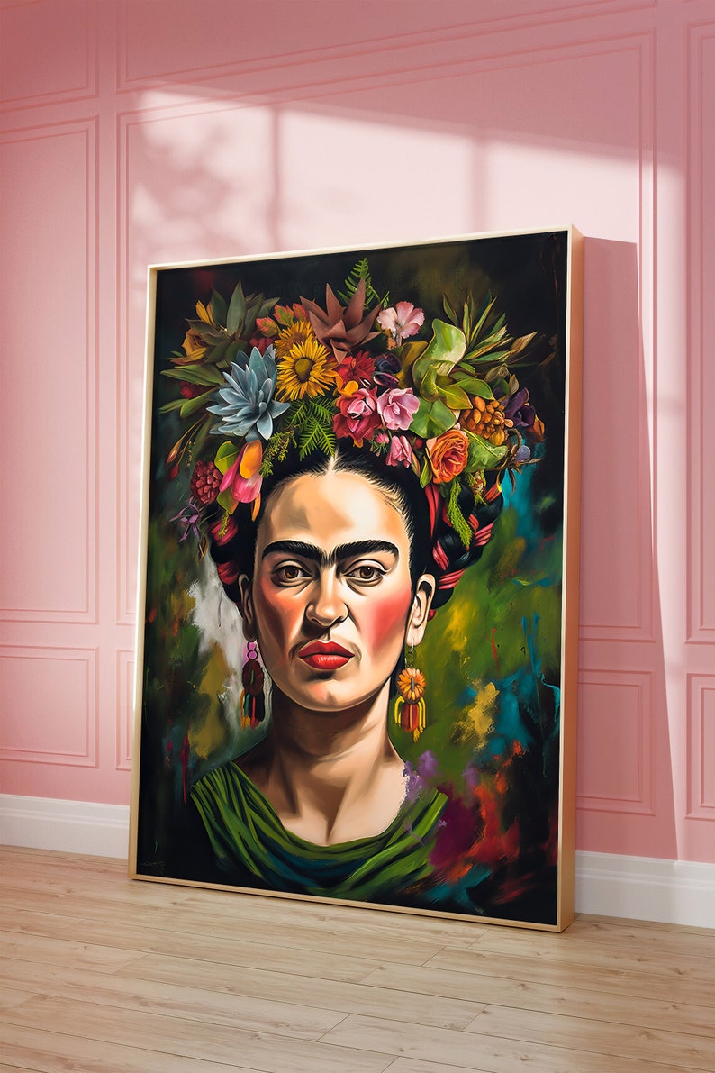 Frida Kahlo Portrait Print Frida Kahlo Self Portrait - Etsy