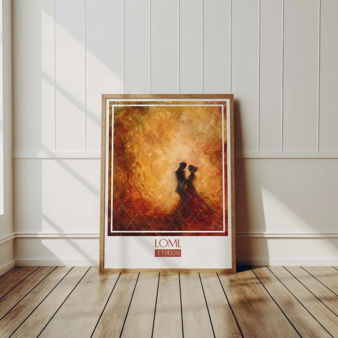 LOML Song Poster Watercolor Wall Art Subtle Song Print Watercolor ...