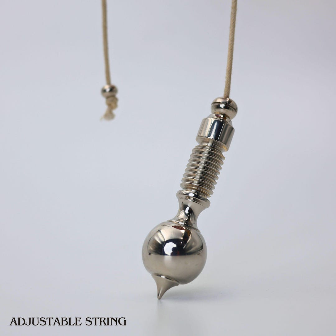 Nickel-coated Brass Pendulum for Dowsing & Divination (8.5cm) - Etsy