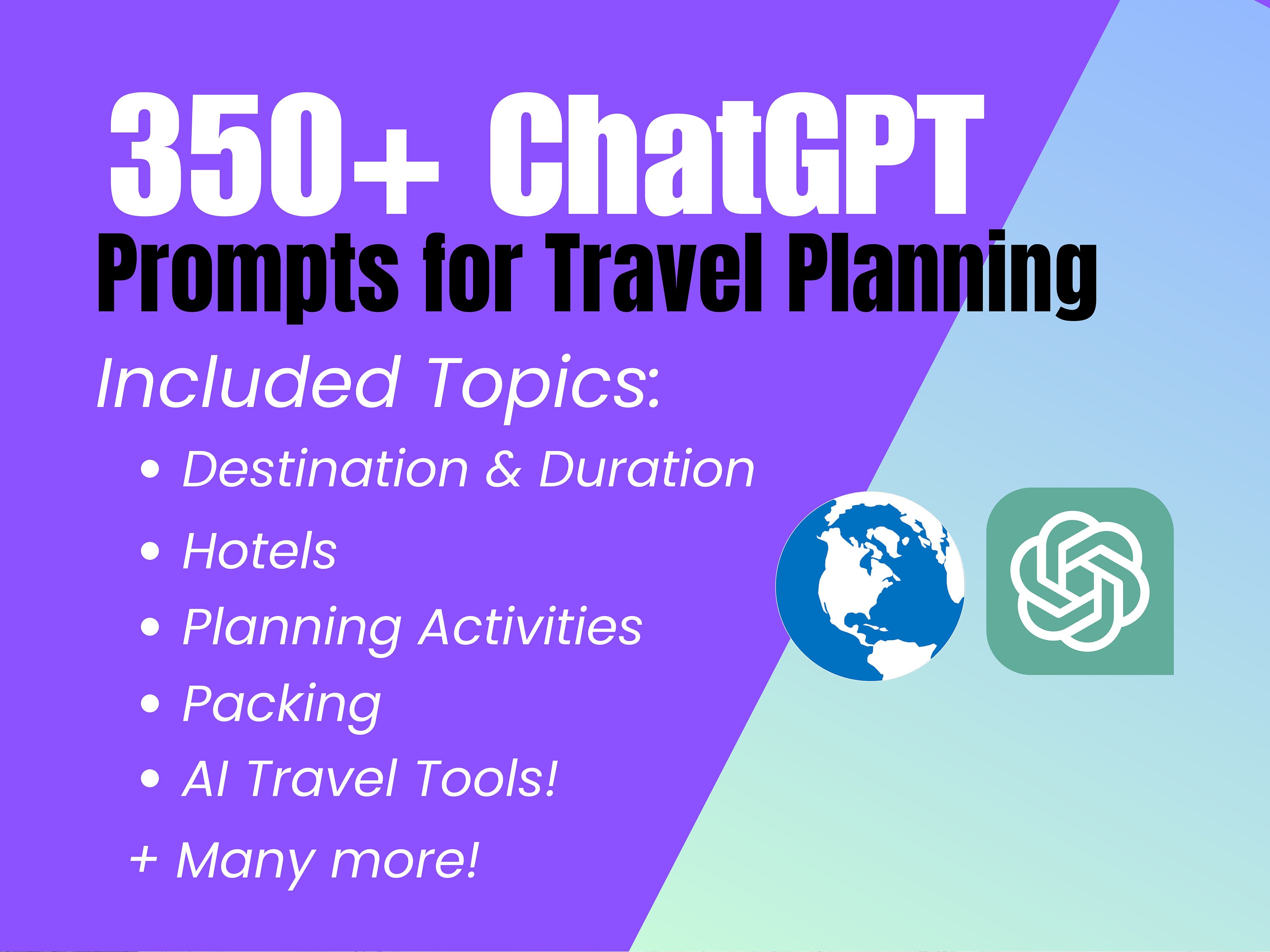 350+ Travel Chatgpt Prompts + Guide | Generate Perfect Itineraries ...