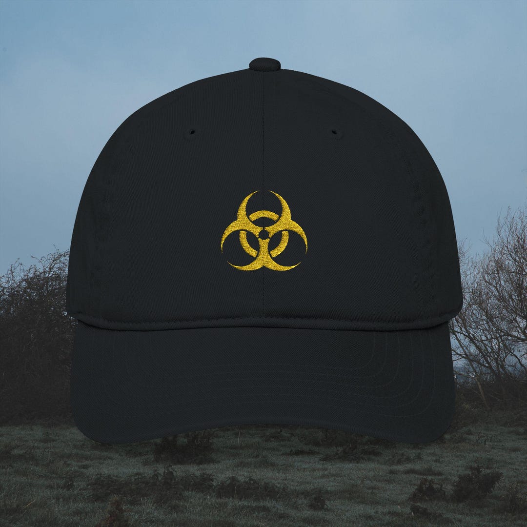 Biohazard Hat - Radioactive Hat, Radiation Hat, Toxic Hat, Nuclear ...