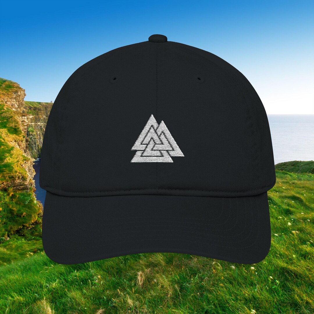 Valknut Hat - Triskelion Hat, Odin, Norse God, Mythology Hat, Roman ...