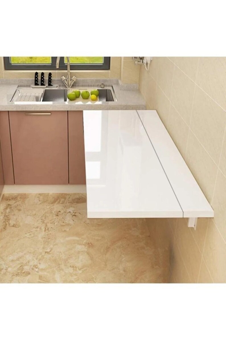 Wall Mounted Dining Table Space Saving Tablefolding Kitchen - Etsy ...