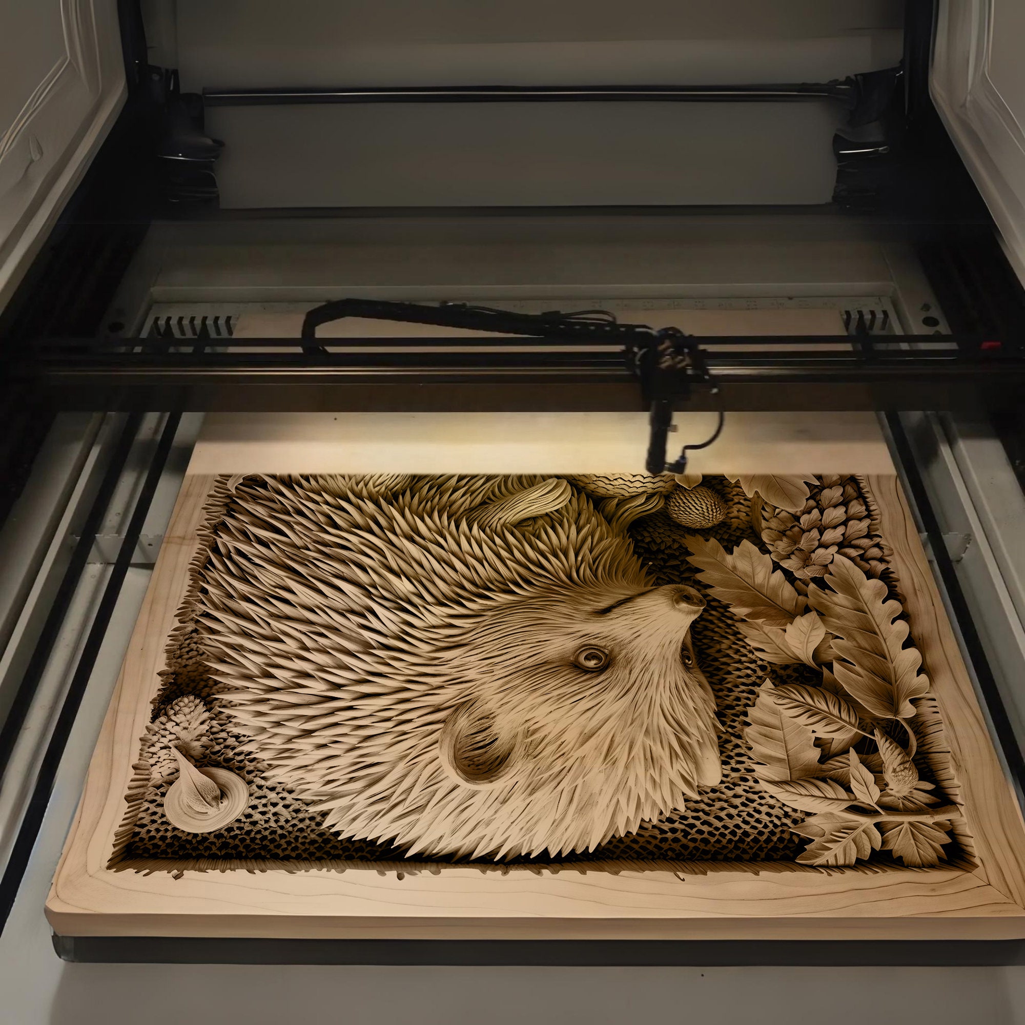 Laser Engrave File PNG, 3D Illusion Lightburn Laser Engrave, Design for ...