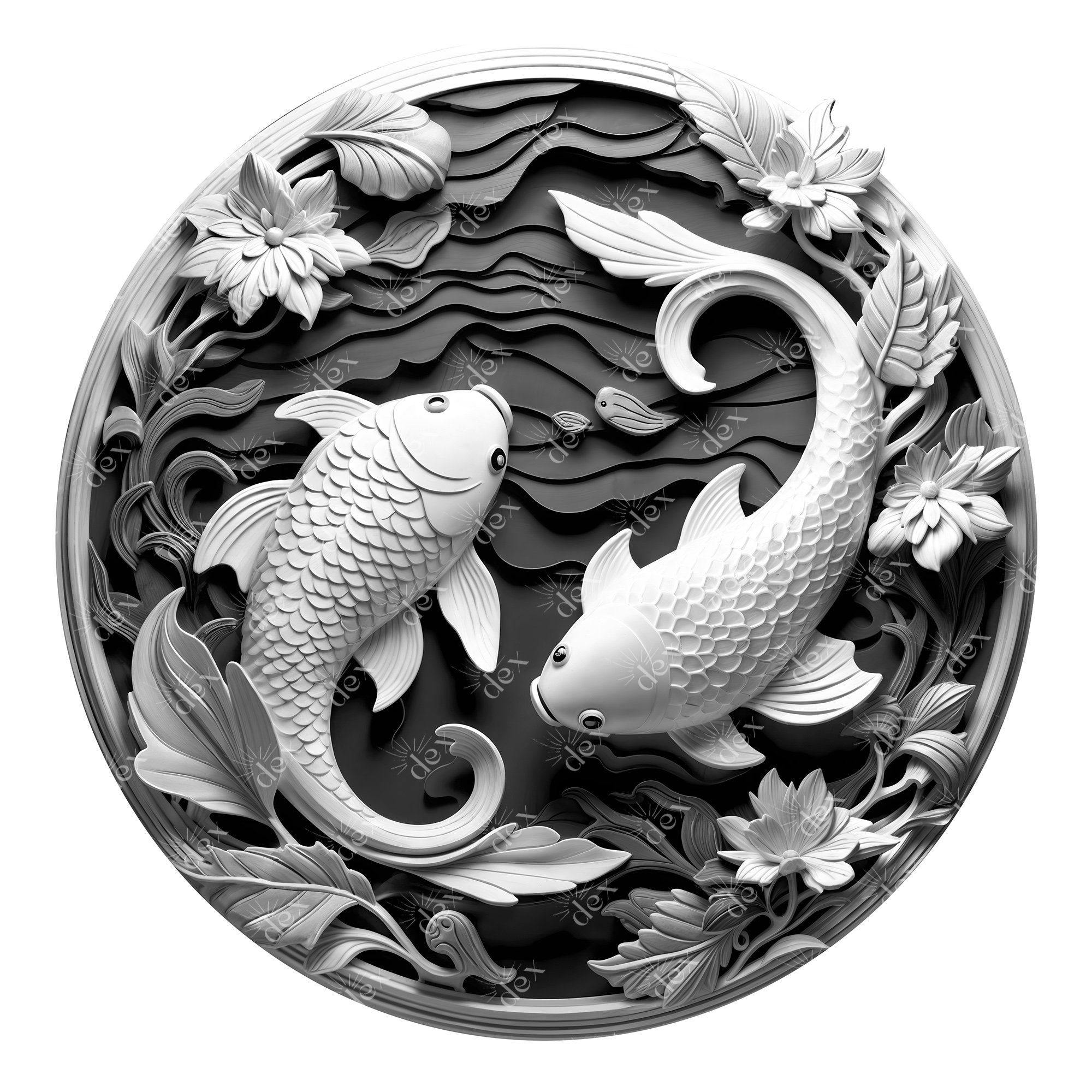 Laser Engrave File PNG, 3D Illusion Lightburn Laser Engrave, Design for ...