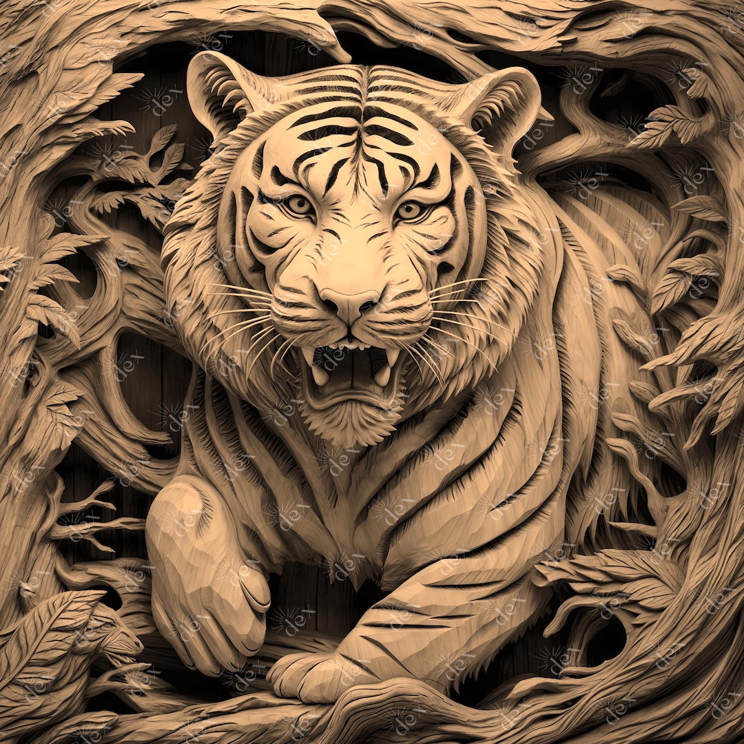 Laser Engrave File PNG, 3D Illusion Laser Engrave, PNG Burn Digital ...