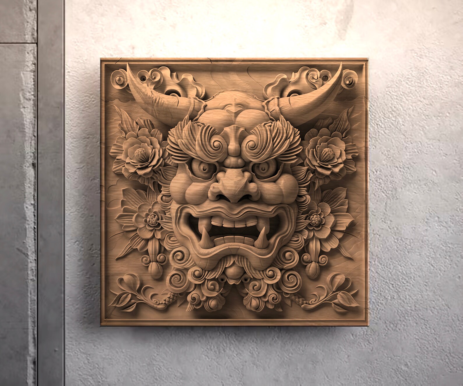 Mask Laser Engrave File PNG, 3D Illusion Lightburn Laser Engrave ...