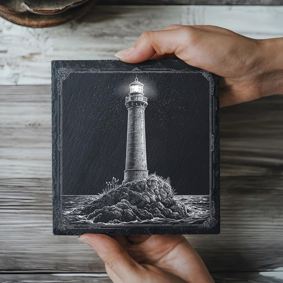 Lighthouse Laser Engrave File PNG, 3D Illusion Lightburn Laser Engrave ...
