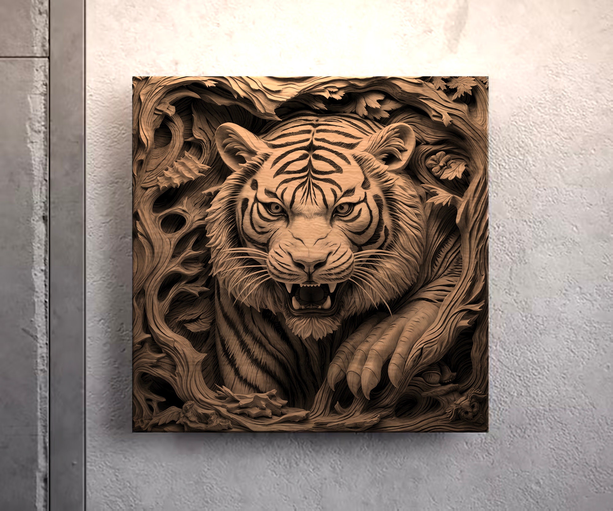 Laser Engrave File PNG, 3D Illusion Lightburn Laser Engrave, Design for ...