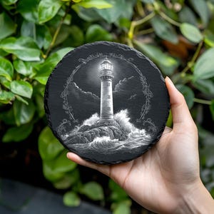 Lighthouse Laser Engrave File PNG, 3D Illusion Lightburn Laser Engrave ...