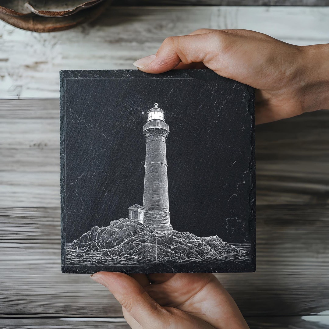 Lighthouse Laser Engrave File PNG, 3D Illusion Lightburn Laser Engrave ...