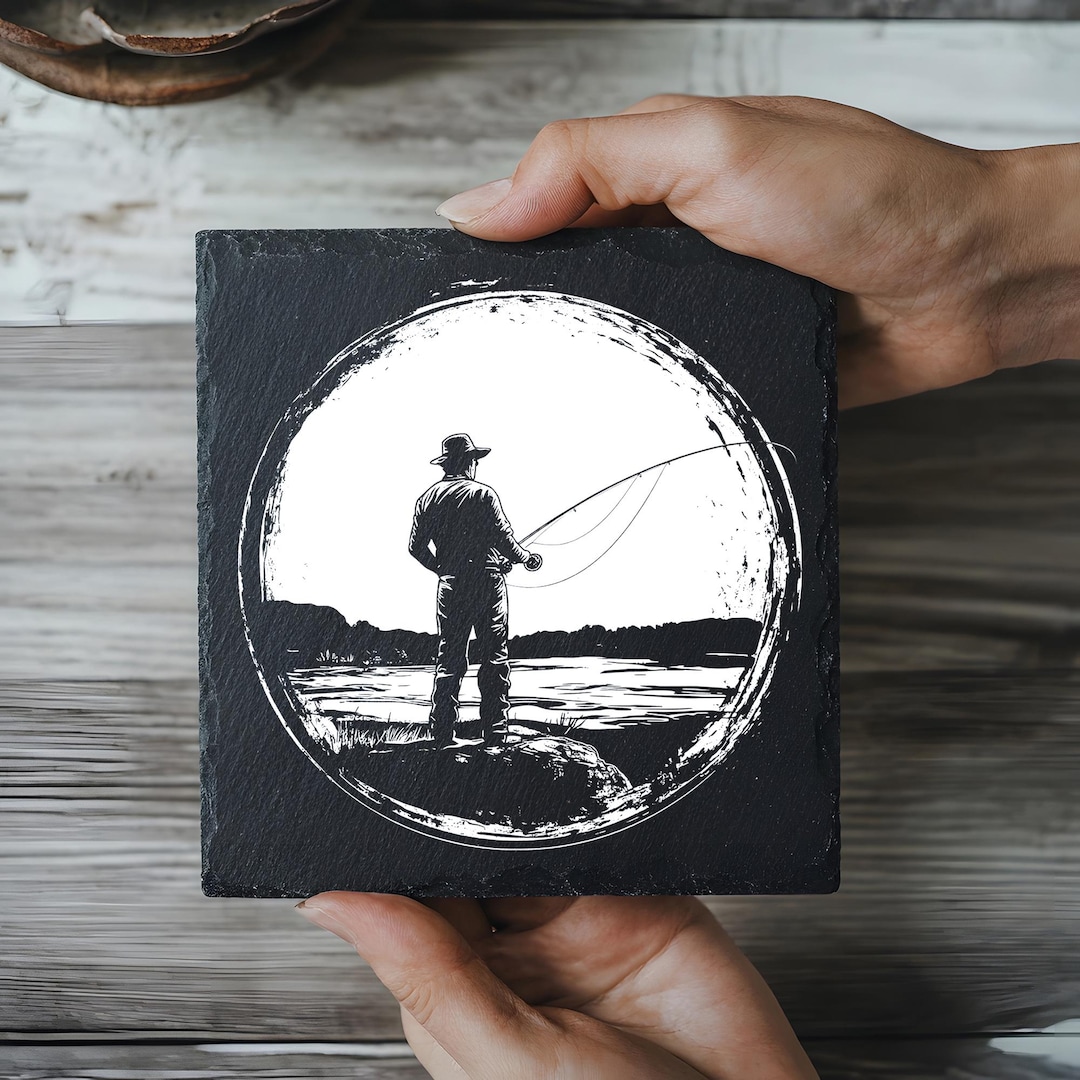 Fishing Laser Engrave File PNG, 3D Illusion Fishing Laser Engrave ...