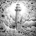 Lighthouse Laser Engrave File PNG, 3D Illusion Lightburn Laser Engrave ...