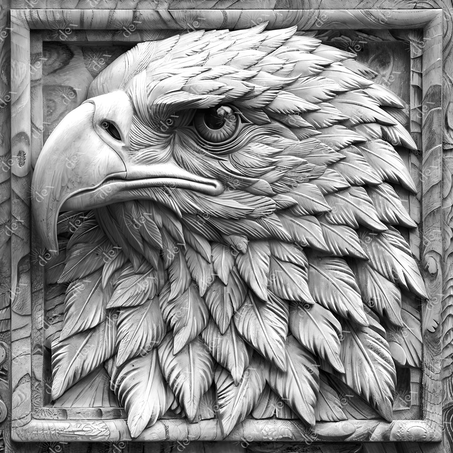 Laser Engrave File PNG, 3D Illusion Lightburn Laser Engrave, Design for ...